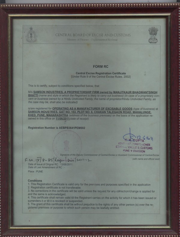 About - Samson Automotive Pvt Ltd